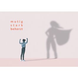 Karte "Schatten" zum Kirchentagsmotto 2025 "Mutig, stark, beherzt"