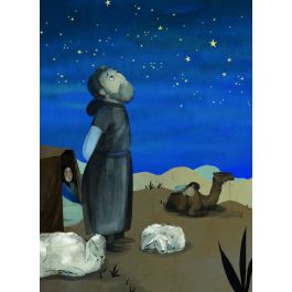 Bilddatei (6) als JPEG "Abraham unterm Sternenhimmel" (Marion Goedelt)
